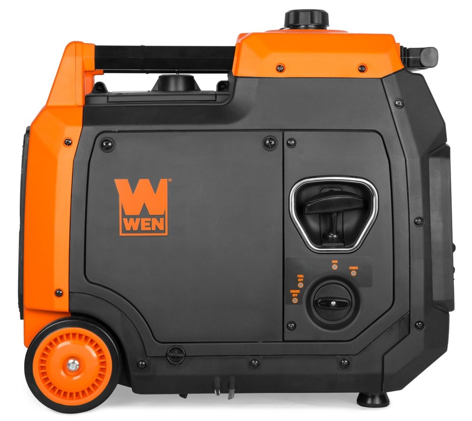 WEN DF480iX Quiet Lightweight 4800W Dual Fuel RV-Ready Electric Start ...
