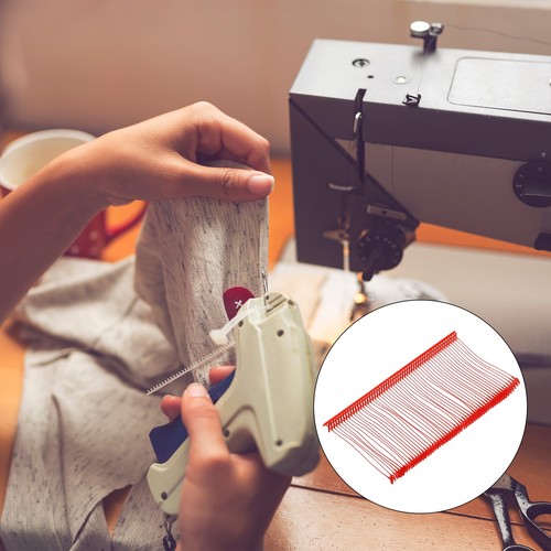 5000Pcs Standard Tagging Gun Fasteners,2 Inch Red Garment Plastic ...