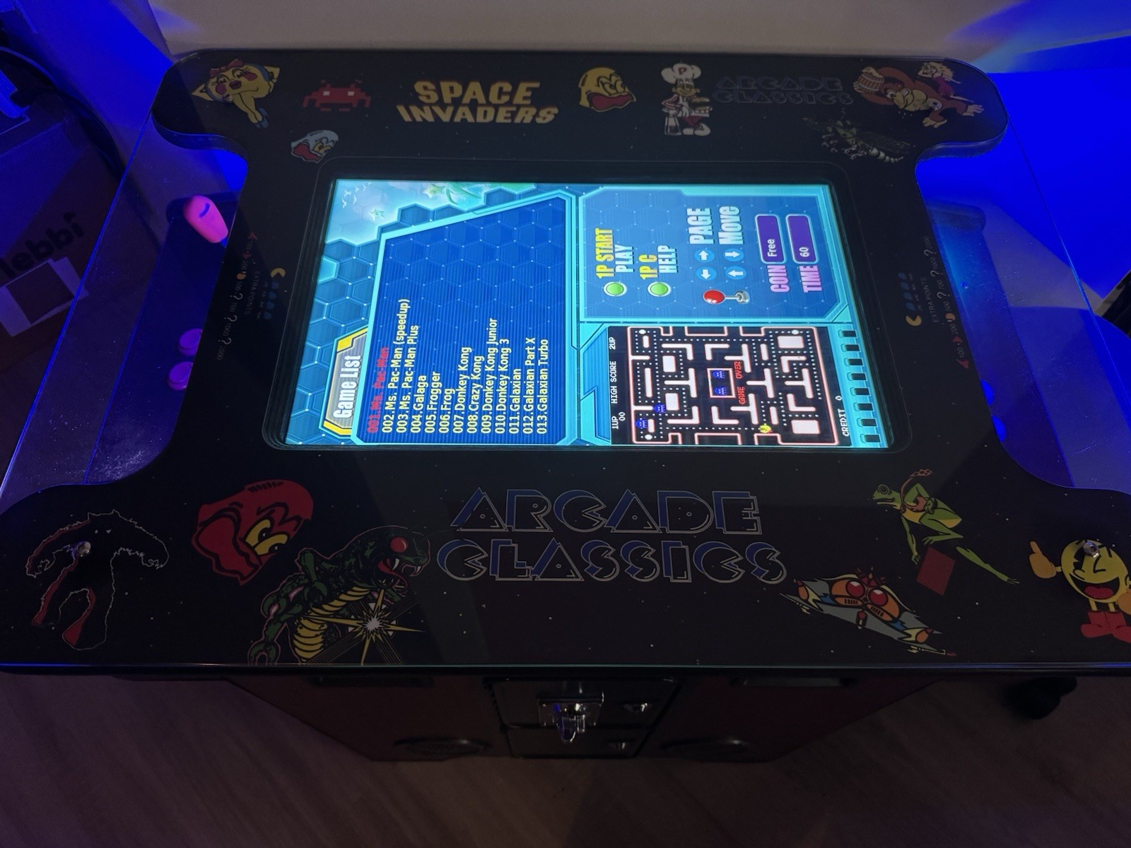 Cocktail Arcade Machine 412 Games In 1 With LED Trackball Local Pickup ...