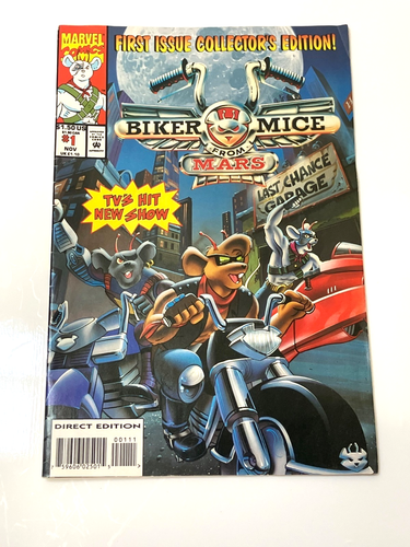Marvel Comics 1993 Biker Mice From Mars Vol 1 No 1 Comic Book Issue #1 ...
