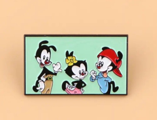 Animaniacs ENAMEL PIN - the Warner Sibling's Yakko, Wakko & Dot. Aust ...