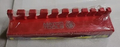 Matco Tools MVWH10R 10 Slot Wrench Rack Magnetic Red USA MADE | eBay