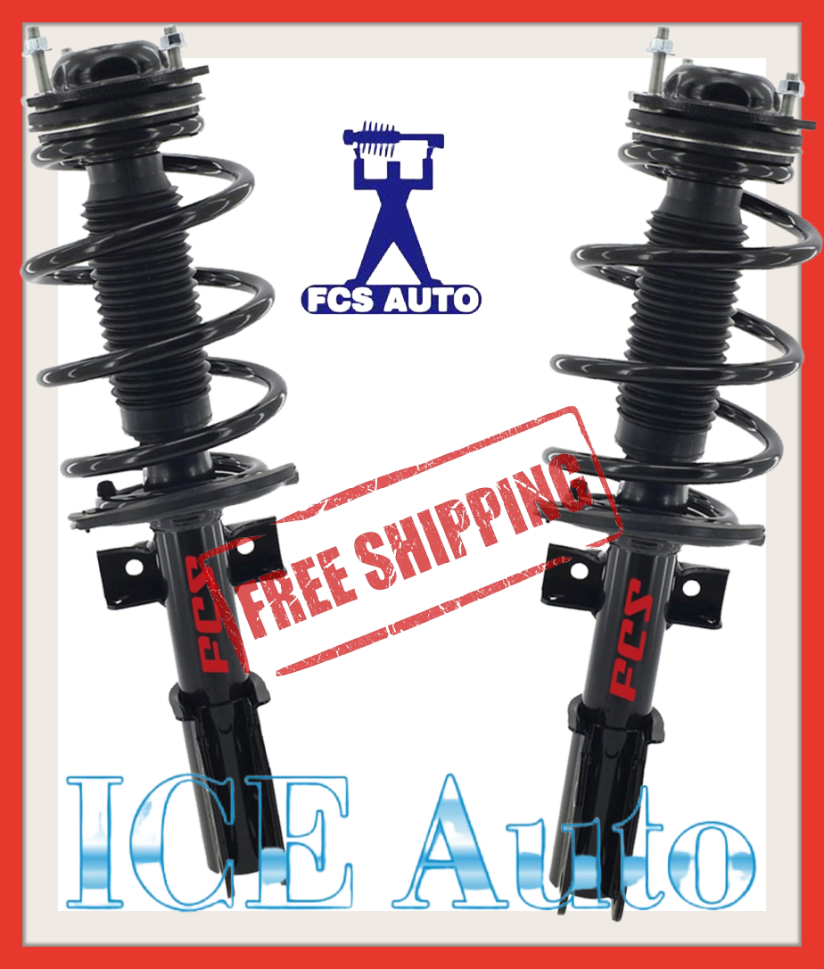 2 Front Strut & Spring Assemblys FCS 1333490 2013 -2015 Traverse ...