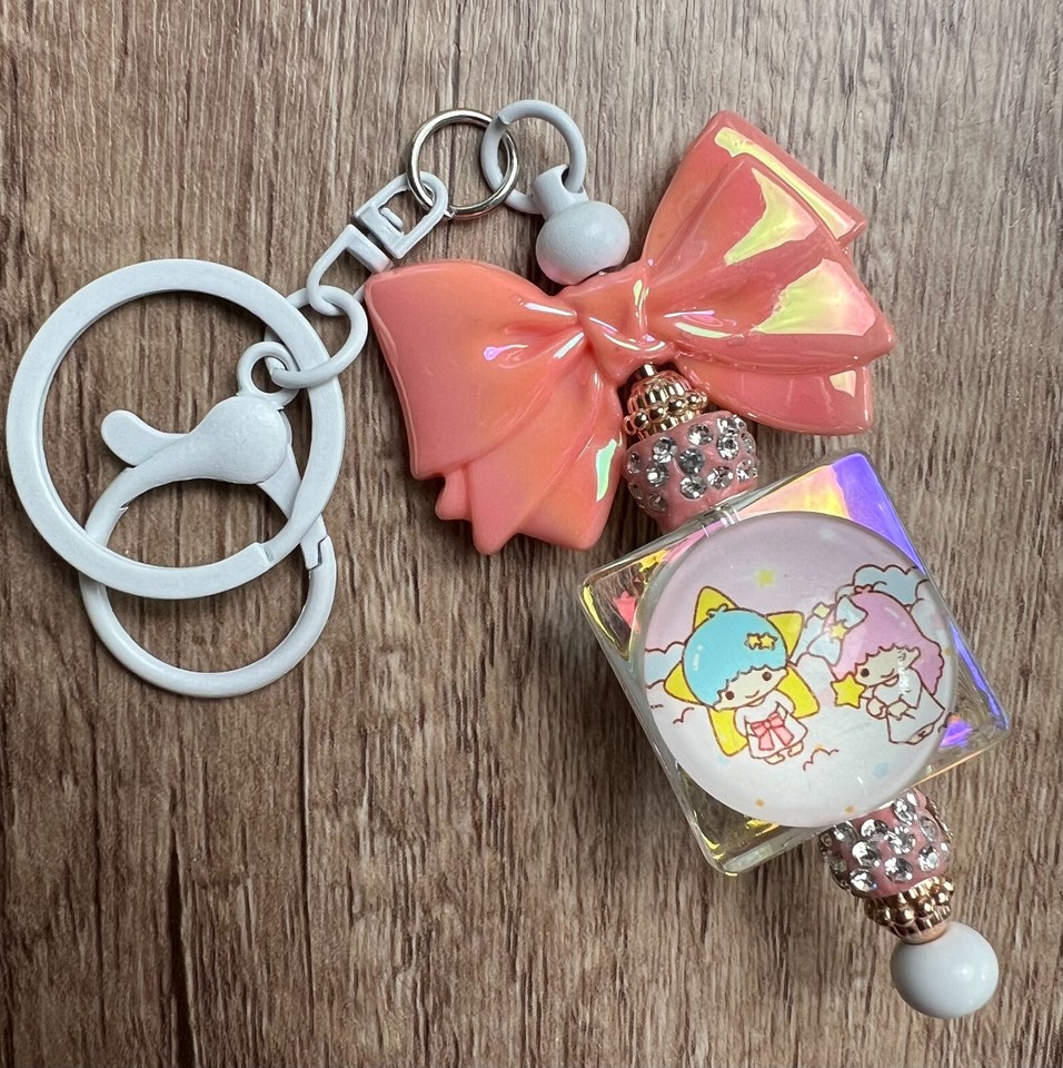 Hand made beaded key chains. Little Twin Stars! gifts. Teen. Sanrio ...