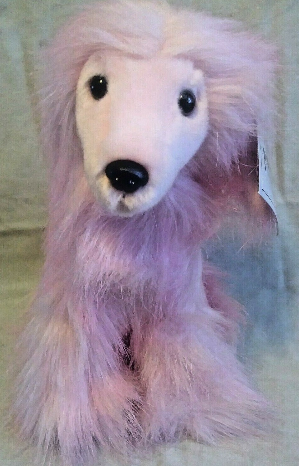 Afghan Hound Dog Pink Plush Stuffed Toy Purely Luxe With Tag | eBay