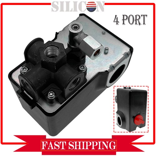 120-150 PSI Air Compressor Pressure Switch For Condor 26 Full Load Amps ...