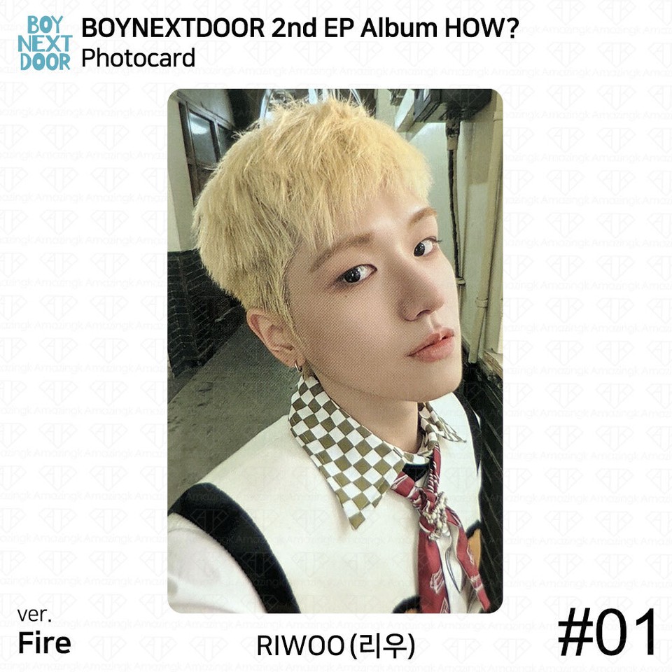 BOYNEXTDOOR 2nd EP Album HOW? Photocard Postcard Polaroid Meme Card ...