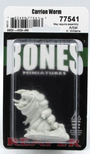 Reaper 77541 Carrion Worm (Bones) Burrowing Fantasy Monster Caterpillar ...