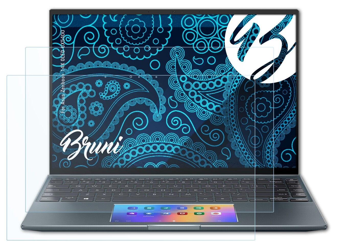 Bruni 2x Folie für Asus Zenbook 14X OLED UX5400 Schutzfolie ...