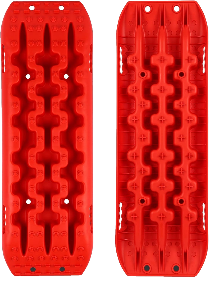 X-BULL Recovery Traction Tracks Tire Ladder for Sand Snow Mud 4WD(Red ...