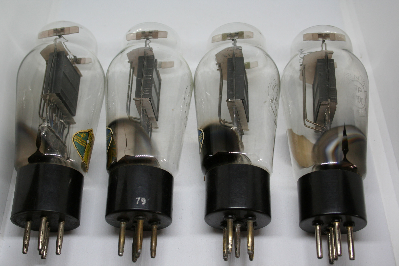 TP4100 TUBE ZENITH ITALY TUBE QUAD POWER TUBES BLACK VALVE MONO PLATE ...