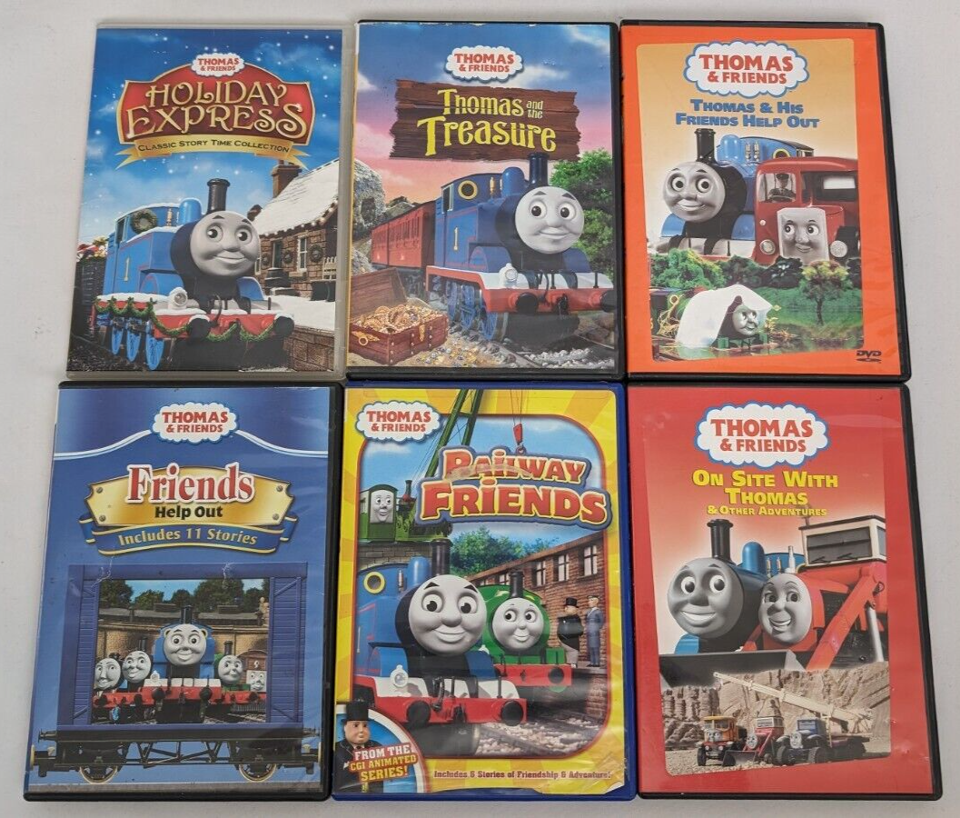 Lot of 6 Thomas and Friends DVDs Thomas The Train Thomas the Tank ...