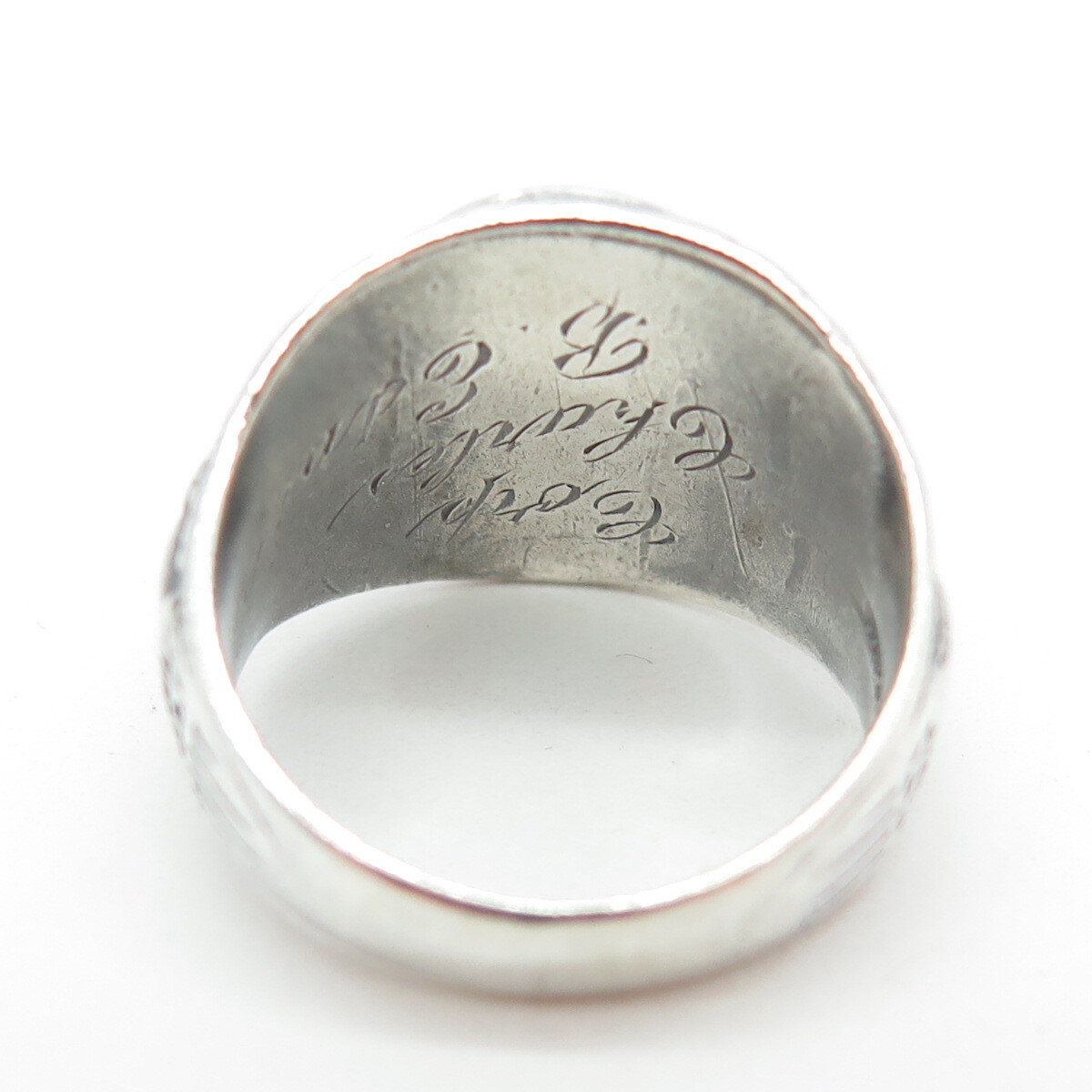 925 Sterling Silver Antique WWII US Army Recruiting Command Ring Size 7 ...