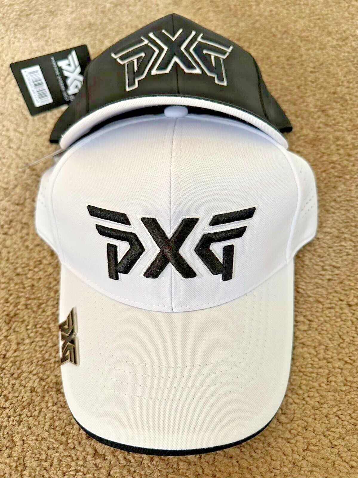 PXG All Match Golf Baseball Cap Sporty Casual Hat Black/White ...