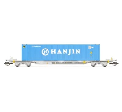 Hornby TT6027 Containertragwagen Sffgmss IFA Touax Hanjin Ep. VI. Neu ...