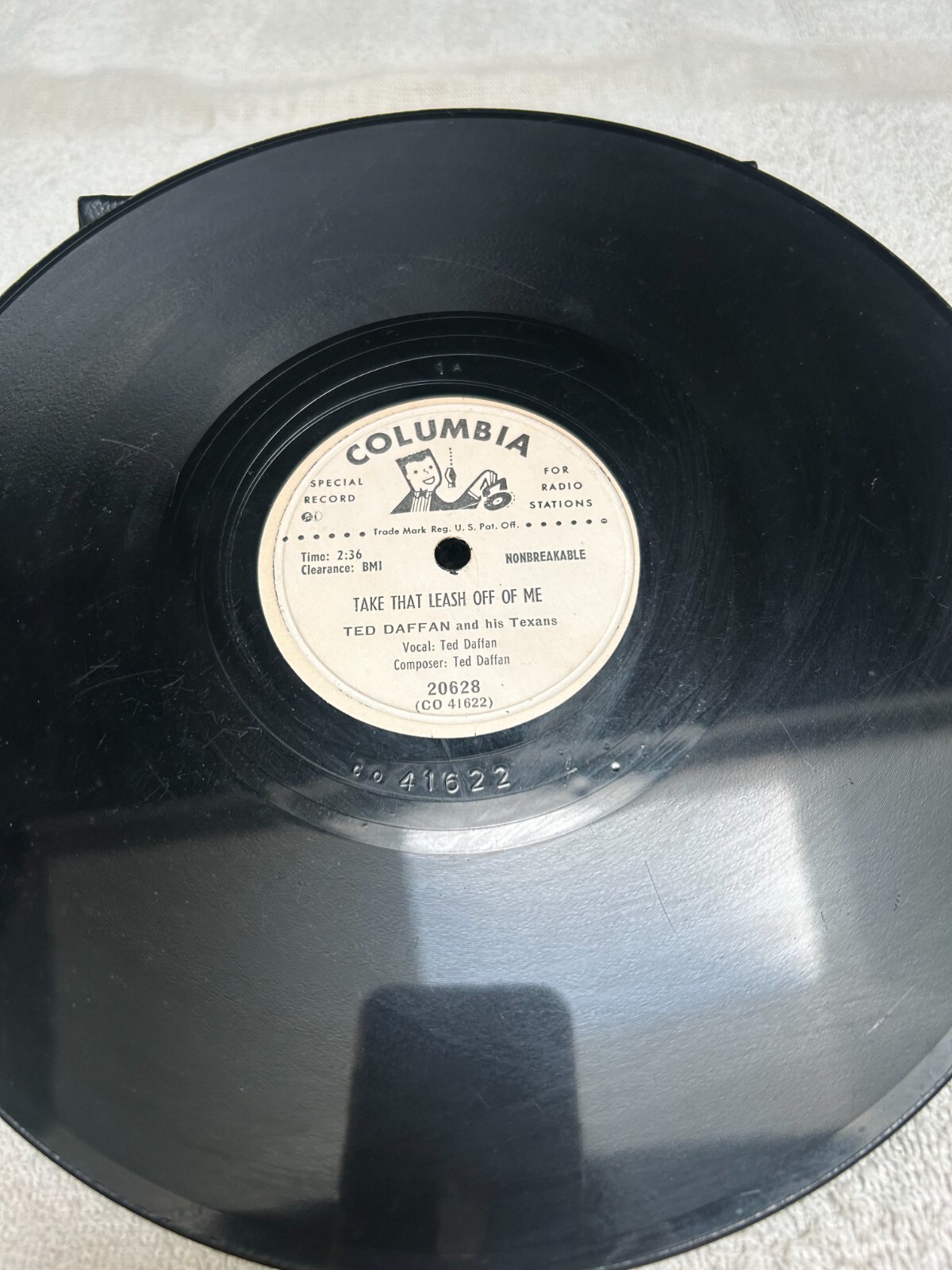 SHELLAC RECORD BY TED DAFFAN AND HIS TEXANS | eBay