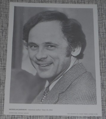 Nicholas Johnson - Author - 1974 International Portrait Gallery Print ...