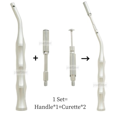 Curved Dental Umbrella Scraper Self Bone Harvest Graft Cortical Curette ...