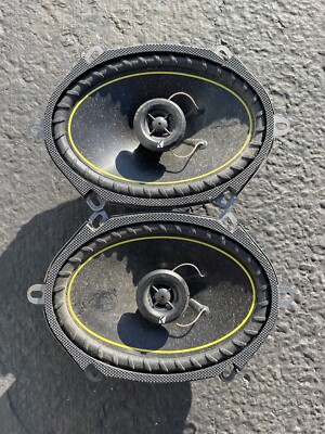 Kicker DS680 4Ohms 2-Way 6x8" Coaxial Speaker - Pair | eBay