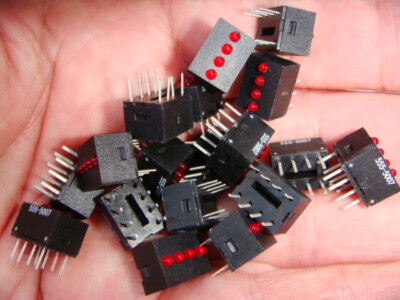 LOT 25 X4 RED LED Module -- HP QLMP-6112 or DIALIGHT 555-5007 -- NEW ...