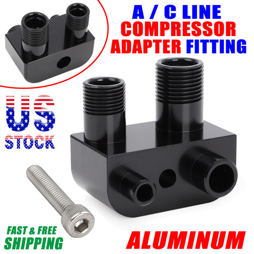 For GM Gen V L86 L83 Engine Swap Conversion AC Line Compressor Adapter ...