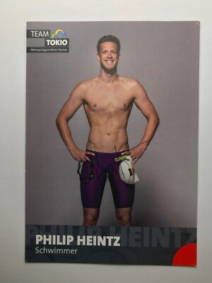 Autograph PHILIP HEINTZ-Swimming GERMANY-Silver World Championships ...
