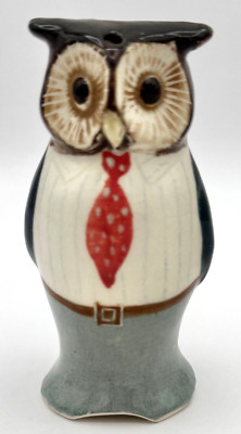 S. BASS HOOTIE OWL PIE BIRD PIE FUNNEL DRESSED IN A COAT AND TIE MADE ...