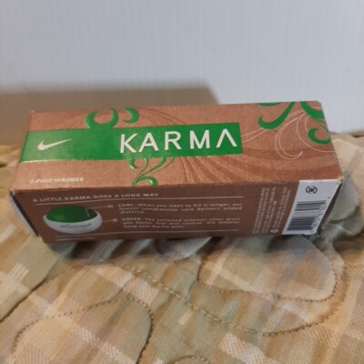 NEW SLEEVE OF 3 NIKE KARMA GOLF BALLS (NIKE 4) WHITE BALL | eBay