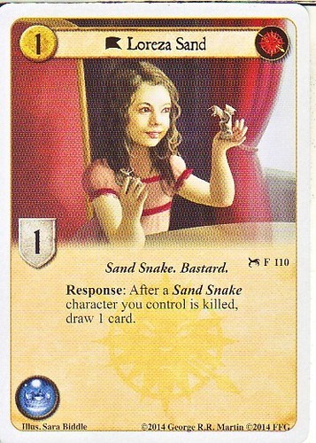 3 x Loreza Sand AGoT LCG 1.0 Game of Thrones The Blue is Calling 110 | eBay
