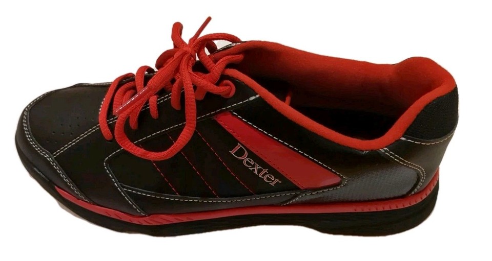Mens Dexter RICKY IV Lite Bowling Shoes Black/Red Sizes 10 1/2 M(D) | eBay