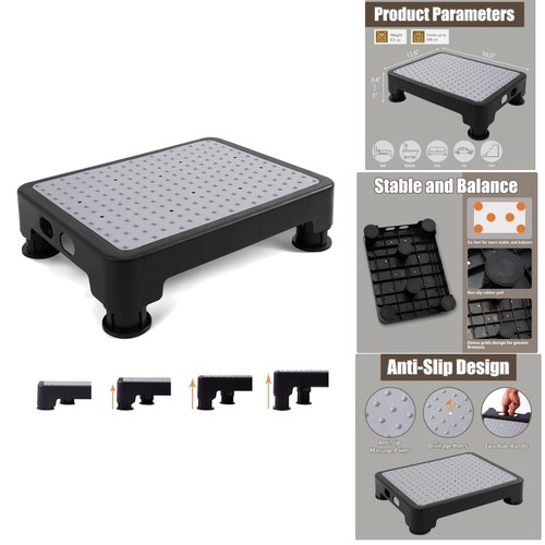 Safety First - Adjustable 3.4-Inch to 5-Inch Step Stool for Easy Access ...