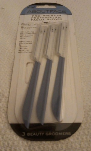 About Face 3 Pro-Premium Facial Razors Sealed 675690650059| eBay