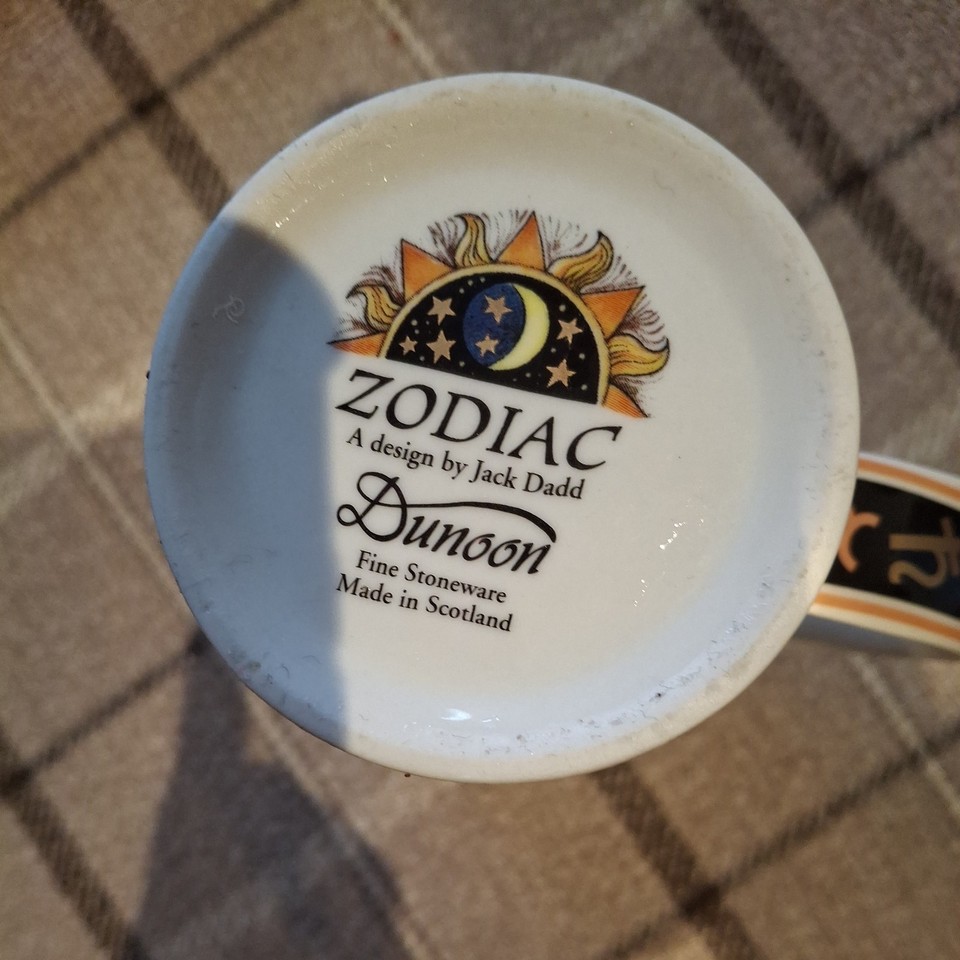 Dunoon - Zodiac Mug - GEMINI - Twins - By Jack Dadd - Scottish Fine ...