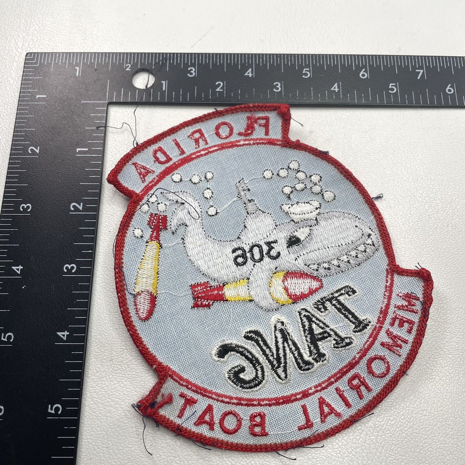 Vtg FLORIDA MEMORIAL VOTE Submarine Navy Sub Tang SS-306 Patch 81D2 | eBay