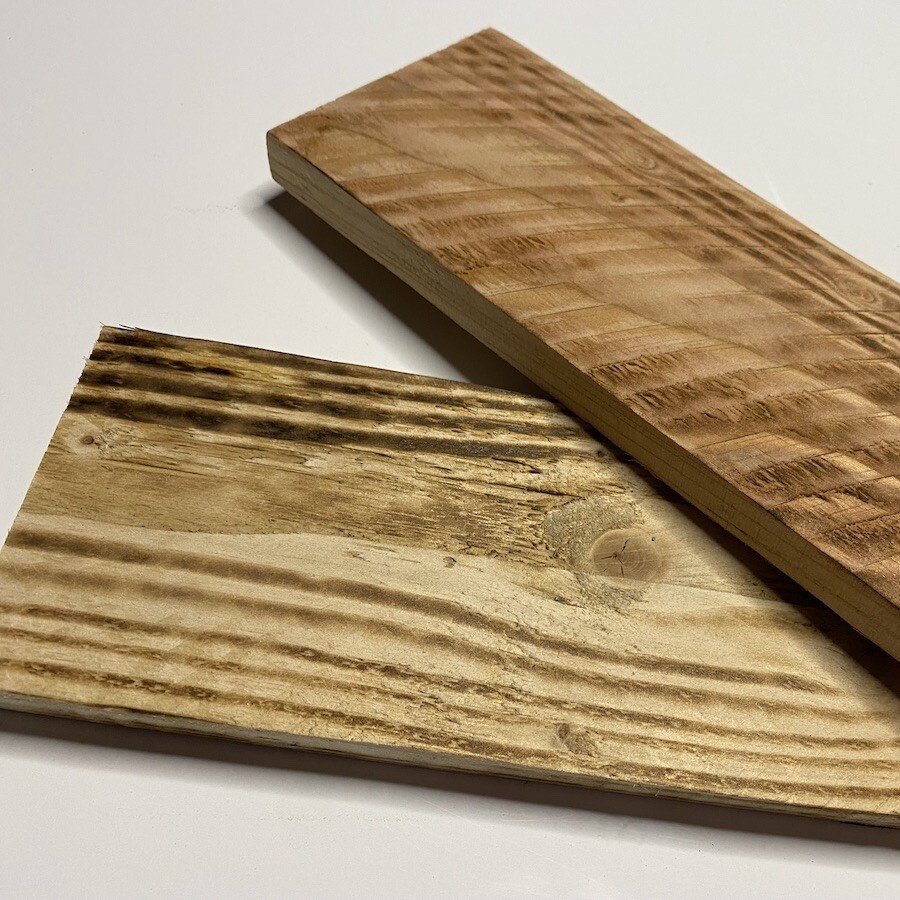 1sqm Scorched New Timber Cladding | Rustic Kiln Dried Sanded 1.2m X ...