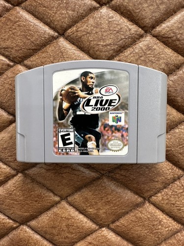 NBA Live 2000 (Nintendo 64, 1999) Cleaned / Tested / Authentic N64 Free ...