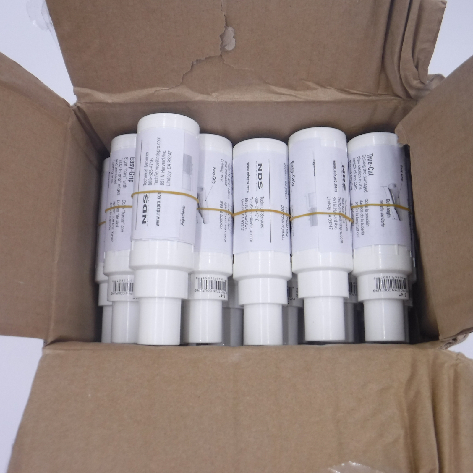 24 Pack NDS Flo Control PVC Pro Span Couplings 3/4" 118-07 | eBay