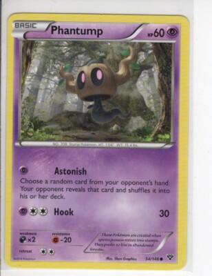 PHANTUMP XY BASE SET POKEMON CARD 54/146 LP | eBay
