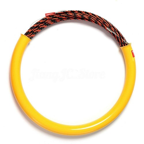 AU 30M 5MM Wire Conduit Cable Push Puller Rodder Snake Fish Tape Wire ...