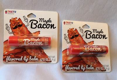 Quantity TWO (2) MAPLE BACON Lip Balm ~ 2 PACKAGES ~ NEW ~ Free ...