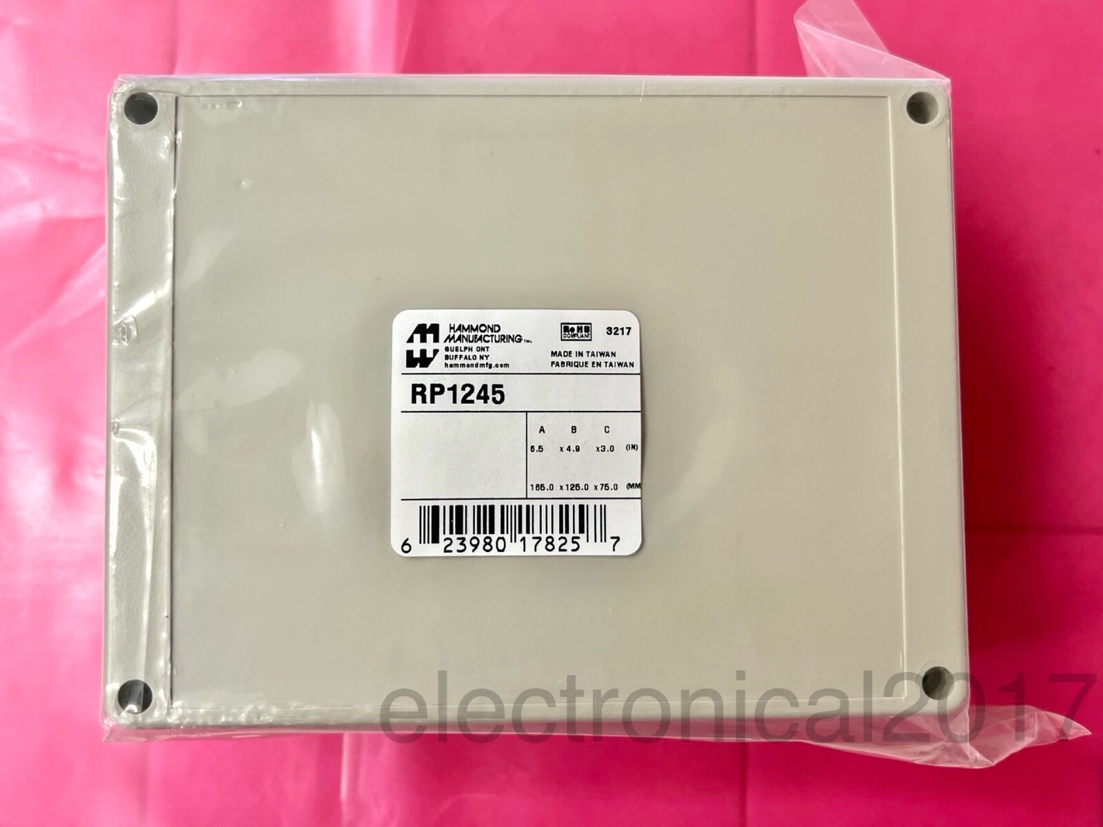 Hammond RP1245 ABS Enclosure,PCB Box, 6.5x4.9x3.0in 165x125x75mm IP65 ...