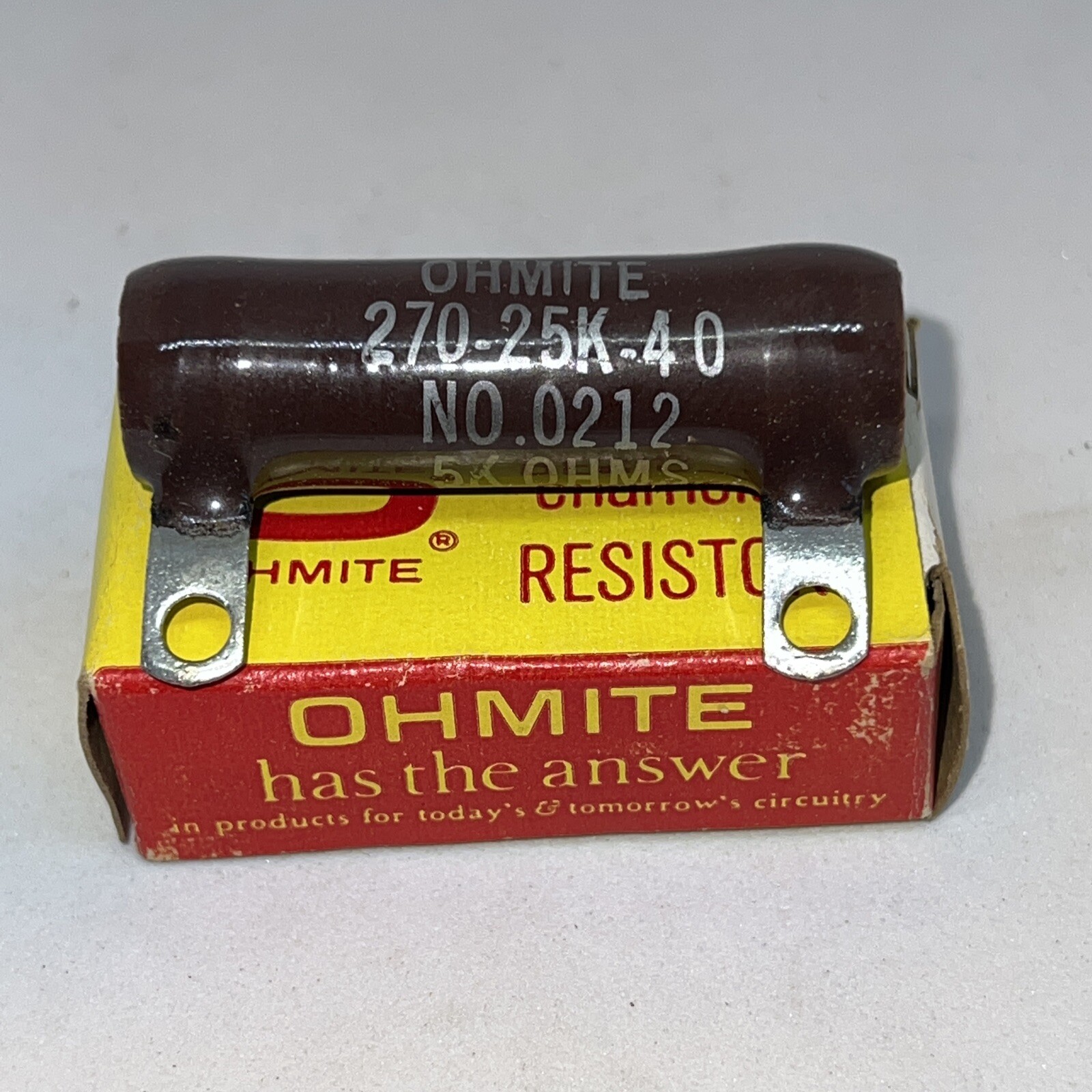 Ohmite N 270-25k-40 25w 50 Ohms Resistor for sale online | eBay