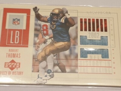 2002 Upper Deck Robert Thomas Rookie Jersey Card. St Louis Rams/1500 | eBay