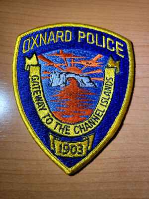 Oxnard CA Police Shoulder Patch | eBay