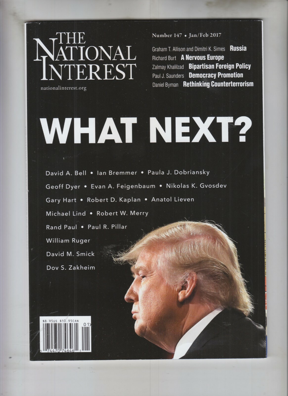 DONALD TRUMP THE NATIONAL INTEREST MAGAZINE JAN FEB 2017 WHAT NEXT? | eBay