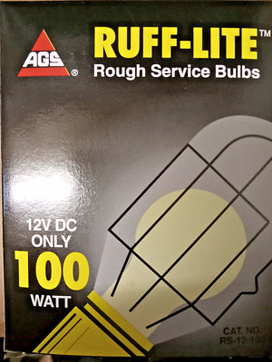 12V DC 100W ROUGH SERVICE LIGHT BULB (4PK) | eBay