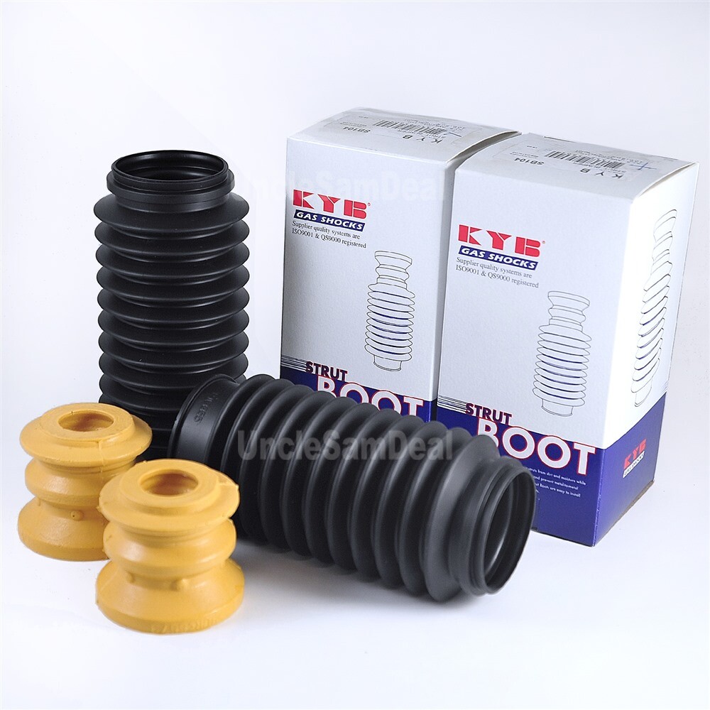 "SB104 PAIR" KYB SUSPENSION SHOCKS/ STRUTS BELLOW DUST BOOT W/ BUMPER ...