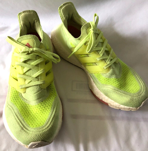 Adidas Primeblue Neon Greeen Ladies Ultraboost Sneake… - Gem