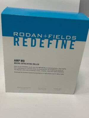 NEW Rodan + Fields REDEFINE AMP MD Micro-Exfoliating Roller Full Kit | eBay
