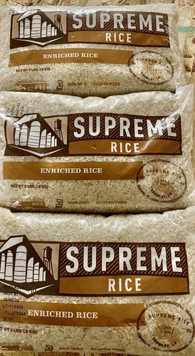 Supreme Enriched Rice 2lb Bag x 3 | eBay